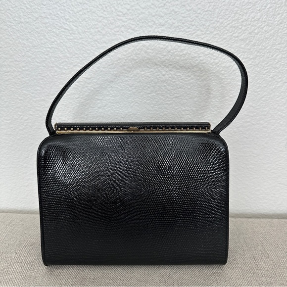 Lord & Taylor | Bags | Vintage Lord Taylor Block Mini Black Bag | Poshmark